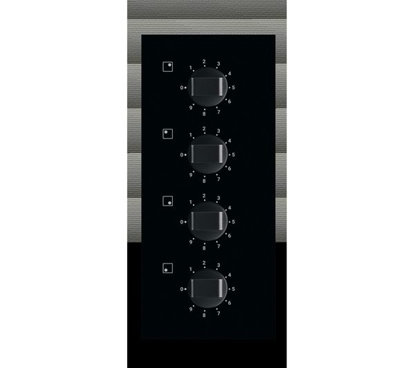 ZANUSSI ZHRN640K 59 cm Electric Ceramic Hob - Black - ZHRN640K - Currys ...