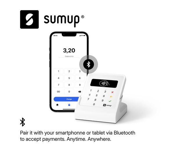 SUMUP Air Card Reader & Charging Station - 226-800604901 - Currys Business