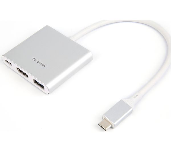 SANDSTROM S3IN1AP25 3-port USB Type-C Connection Hub - S3IN1AP25 ...