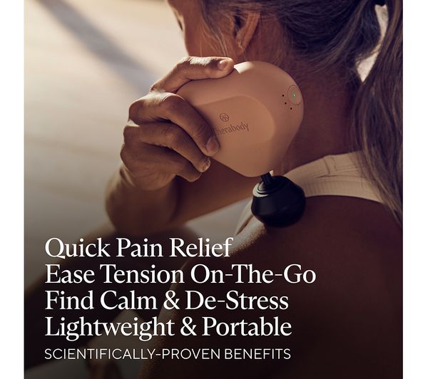 THERABODY Theragun Mini 2.0 Handheld Smart Body Massager - Desert Rose ...