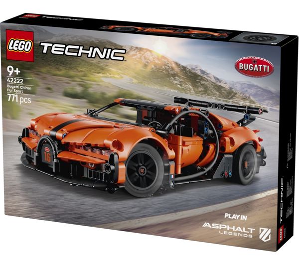 LEGO Technic 42222 Bugatti Chiron Pur Sport Hypercar Set - 42222 ...
