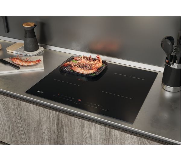 HAIER HAISJ64MC 60 cm Electric Induction Smart Hob - Black ...