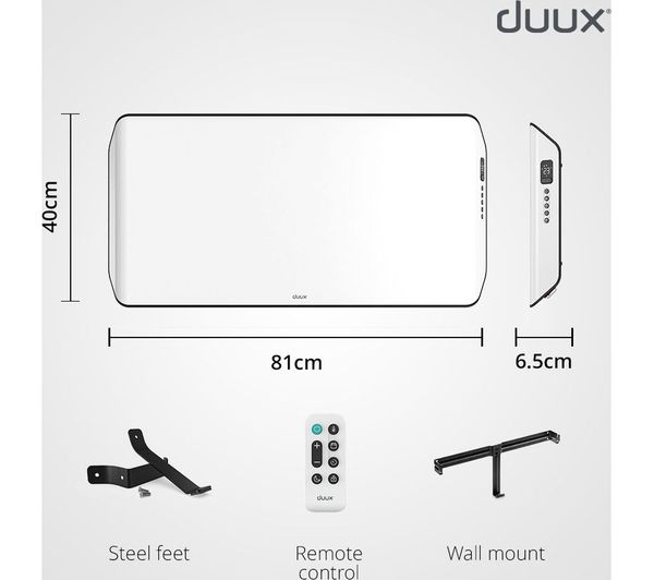 DUUX Edge 1000 DXCH21UK Smart Convector Heater - White - DXCH21UK ...