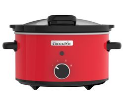 CSC037 - CROCK-POT Slow Cooker - Red - Currys Business