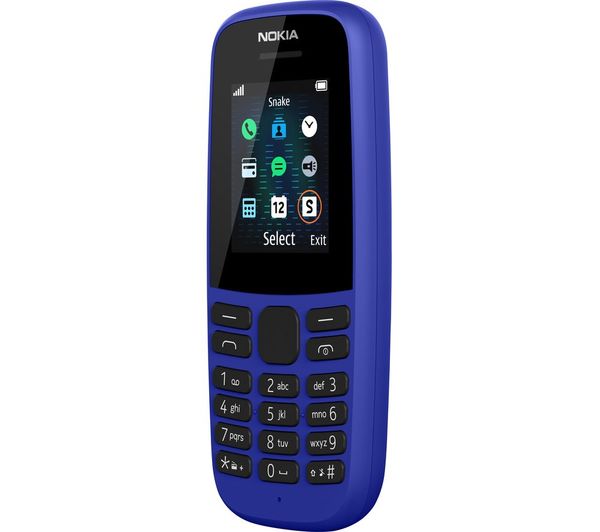 NOKIA 105 4th Edition - 4 MB, Blue Fast Delivery | Currysie
