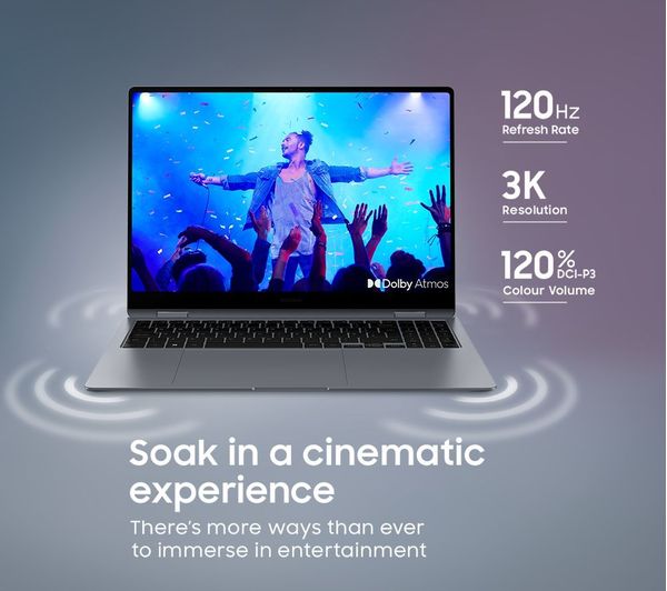 SAMSUNG Galaxy Book4 Pro 360 16" 2 in 1 Laptop - Intel® Core™ Ultra 7 ...