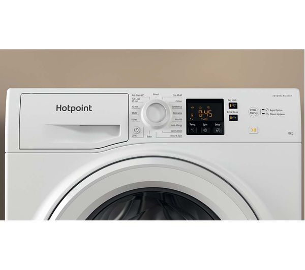HOTPOINT Anti-stain NSWR 946 WK UK 9 kg 1400 Spin Washing Machine ...