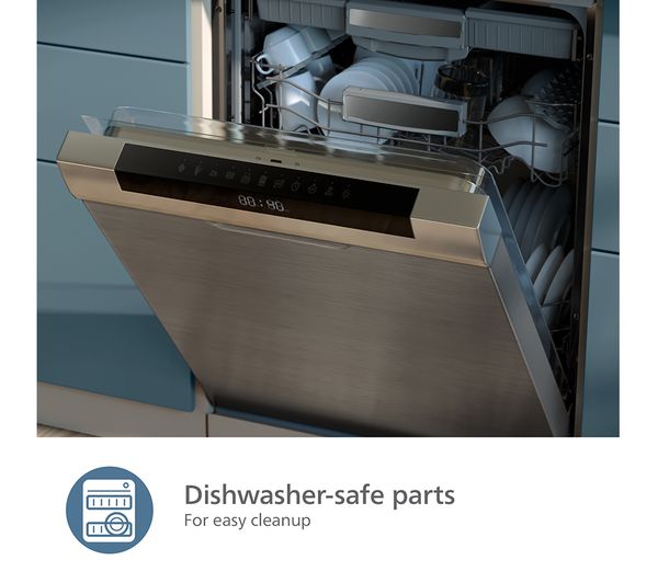 PHILIPS 3000 Series NA353/19 9L Dual Basket Air Fryer - White - NA353 ...