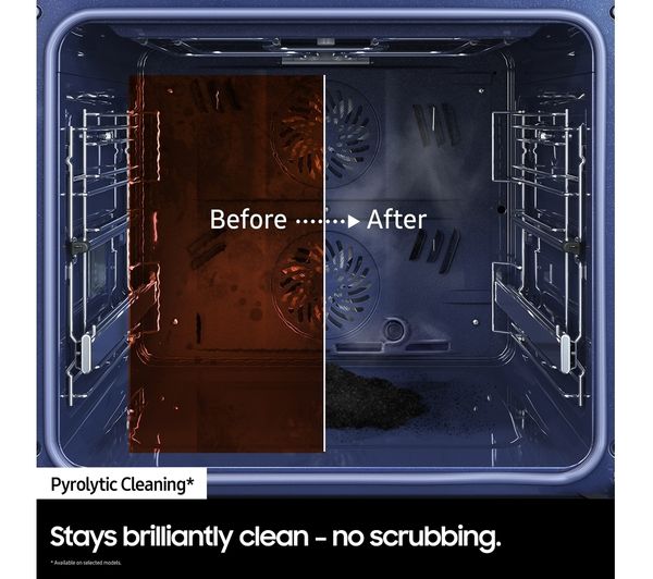 SAMSUNG Series 5 Dual Cook Flex NV7B5740TAS/U4 Electric Smart Oven ...