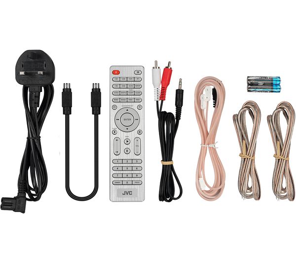 JVC UX-D752 Wireless Traditional Hi-Fi System - Silver & Black ...