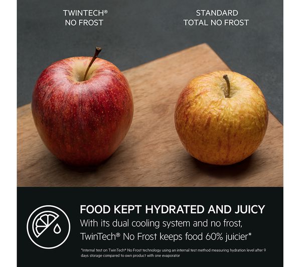 AEG TwinTech OSC6N181ES 6000 Integrated 70/30 Fridge Freezer - Sliding Hinge - OSC6N181ES ...