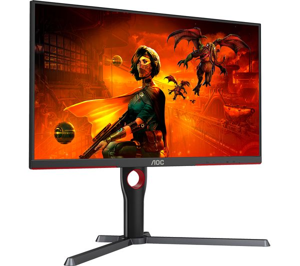 - AOC U27G3X/BK 4K Ultra HD 27" IPS LED Gaming Monitor - Black - Currys ...