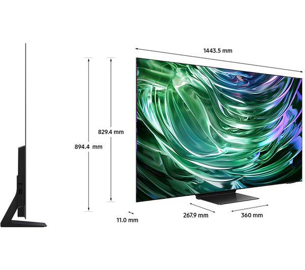 SAMSUNG QE65S90DATXXU 65" Smart 4K Ultra HD HDR OLED TV with Bixby ...