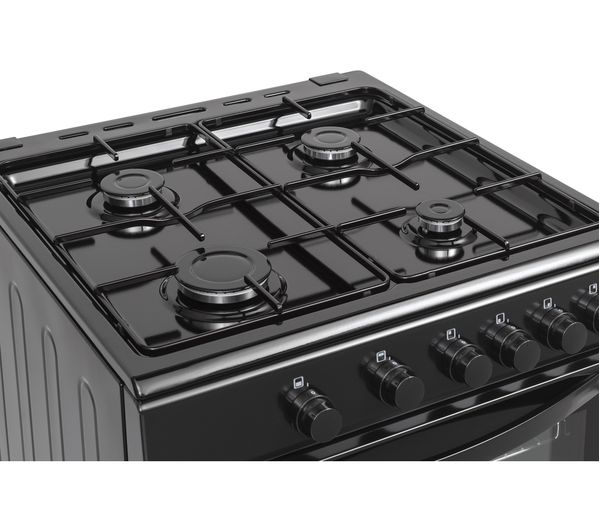 LOGIK LFTG60B22 60 cm Gas Cooker - Black - - Currys Business