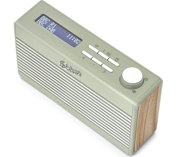 ROBERTS Rambler Mini Portable DAB+/FM Retro Bluetooth Radio - Leaf ...