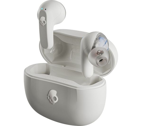 SKULLCANDY Rail Wireless Bluetooth Earbuds - Bone - S2RLW-Q751 - Currys ...