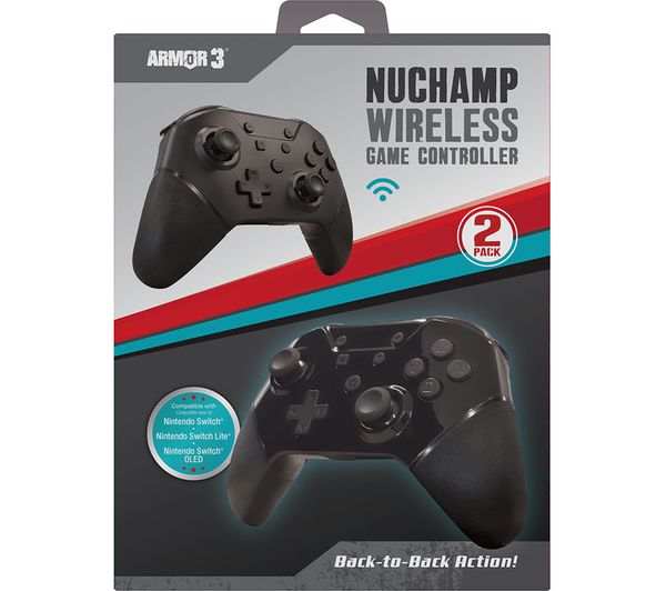 HYPERKIN NuChamp Wireless Controller for Nintendo Switch - Black, Twin ...