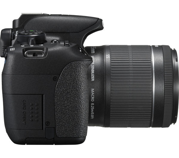 CANON EOS 700D DSLR Camera with 18-55 mm f/3.5-5.6 Lens - Black ...