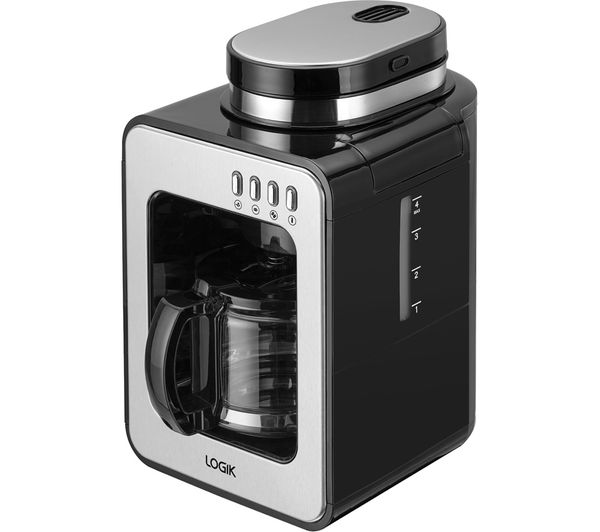 LOGIK L6CMG221 Filter Coffee Machine - Black & Stainless Steel ...