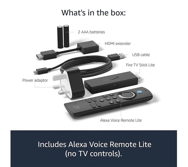 AMAZON Fire TV Stick Lite with Alexa Voice Remote B091G31KSJ Currys Business
