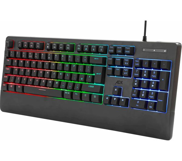 ADX ADX Firebundle Wired Combo Gaming Keyboard & Mouse Set - Black ...