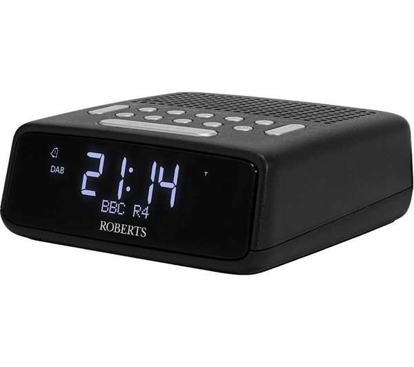 ROBERTS Ortus DAB+/FM Clock Radio - Black - ORTUSDABBK - Currys Business