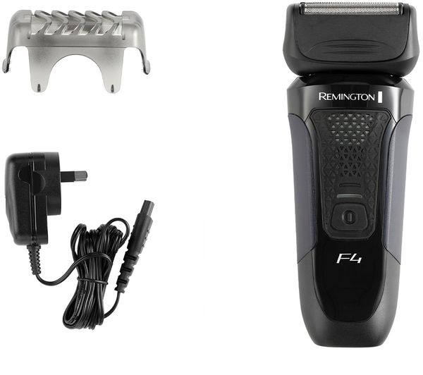 REMINGTON Style Series F4002 F4 Wet & Dry Foil Shaver - Black & Blue - 41231540100 - Currys Business
