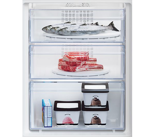 BEKO Pro BCFD473 Integrated 70/30 Fridge Freezer - Sliding Hinge ...