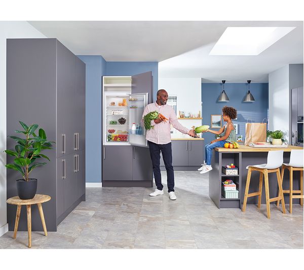 BEKO Pro BCFD473 Integrated 70/30 Fridge Freezer - Sliding Hinge ...