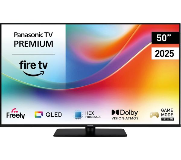 PANASONIC W85B 50" QLED 4K HDR Smart Fire TV with Freely - TV-50W85BEY ...