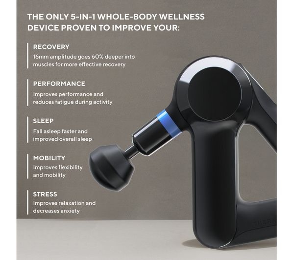 THERABODY Theragun Elite Smart Percussive Therapy Device - Black - G4 ...