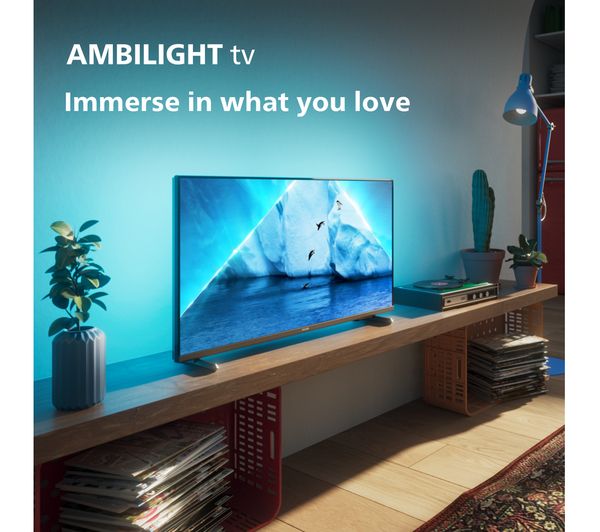 PHILIPS Ambilight 32PFS6908 32" Smart Full HD HDR LED TV ...