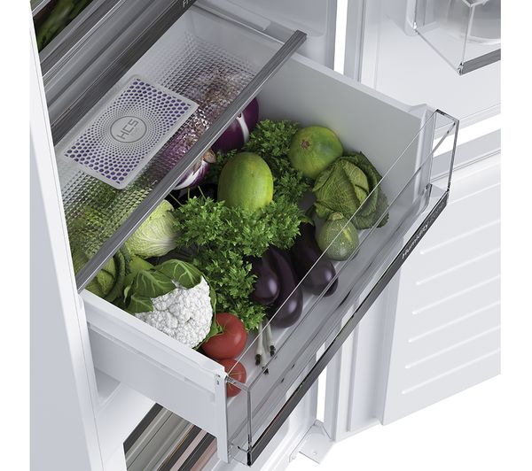 HAIER HBW5519EK Integrated Smart 70/30 Fridge Freezer - Sliding Hinge ...