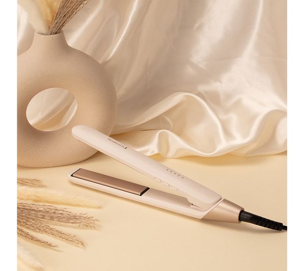 REMINGTON Shea Soft S4740 Hair Straightener - Cream - 45736540100 ...