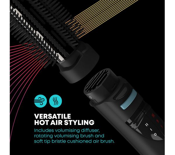 REVAMP Ionic Airstyle 6-in-1 Air Styler - Black - DR-1250X-GB - Currys ...