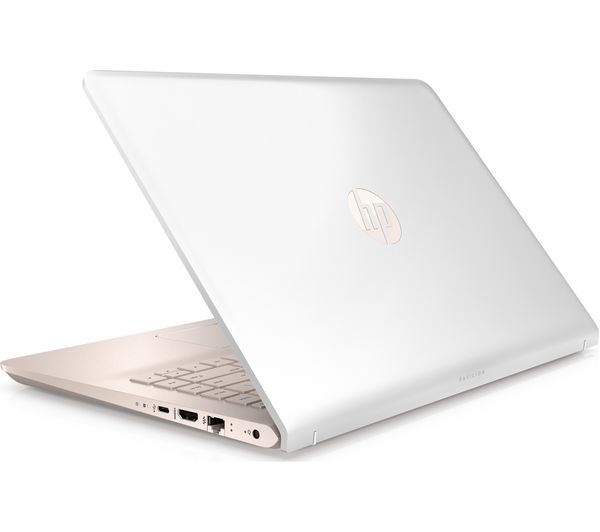 HP Pavilion 14-bk070sa 14" Laptop - White & Rose Gold - 2FN68EA#ABU ...