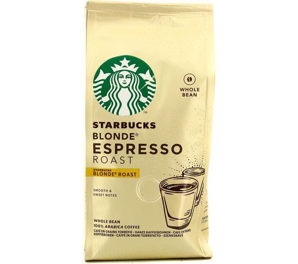 STARBUCKS Blonde Espresso Roast Coffee Beans - 200g - 12400226 - Currys ...