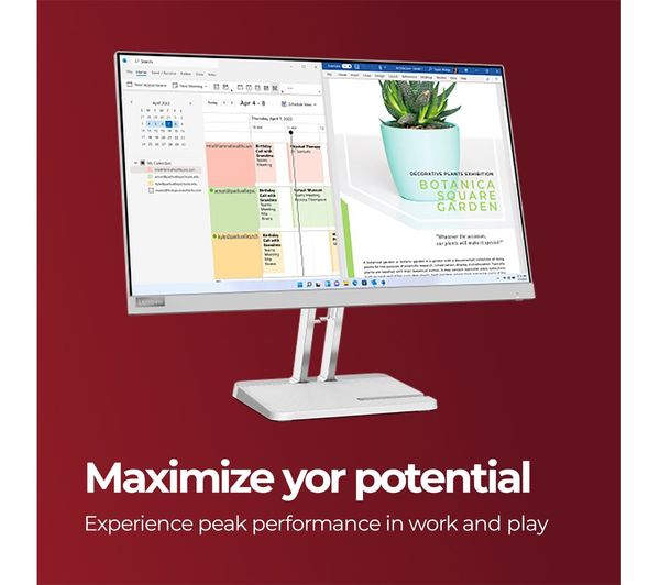 LENOVO L24e-40 Full HD 23.8" VA LCD Monitor - Grey - 67AAKAC3UK ...