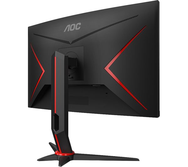 AOC C27G2Z3/BK Full HD 27" Curved VA WLED Gaming Monitor - Black & Red ...