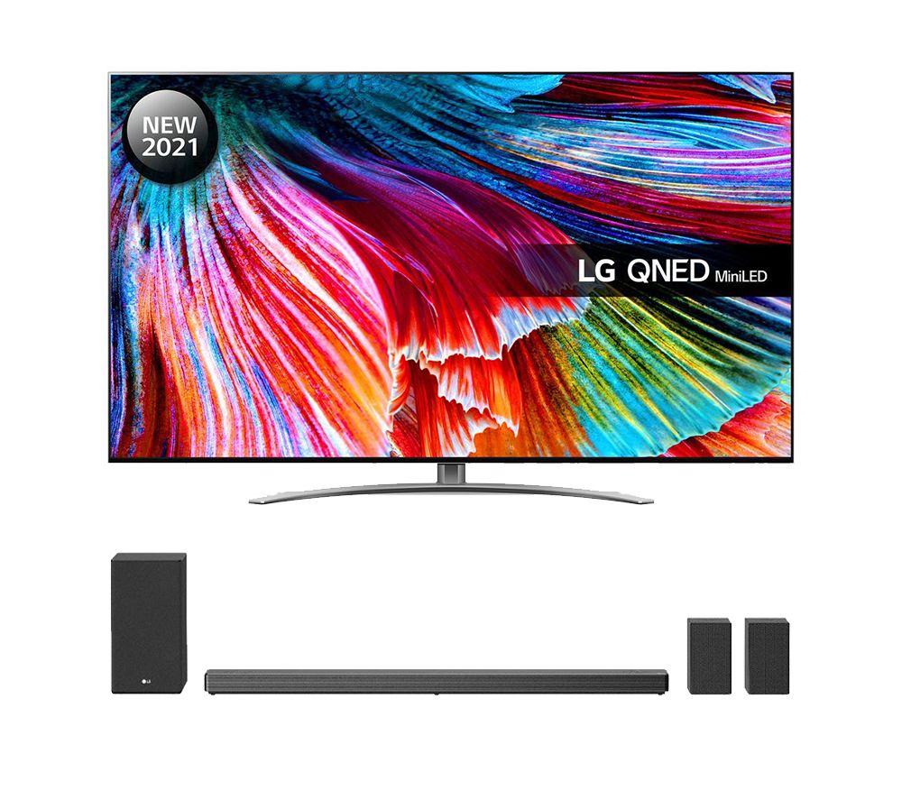 LG 75QNED996PB 75" Smart 8K Ultra HD TV & Wireless Sound Bar Bundle ...