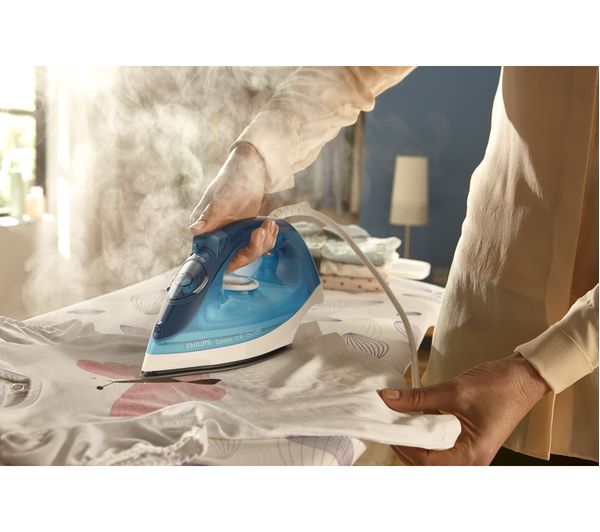 PHILIPS Comfort GC1436/29 Steam Iron - Blue & White - GC1436/29 ...
