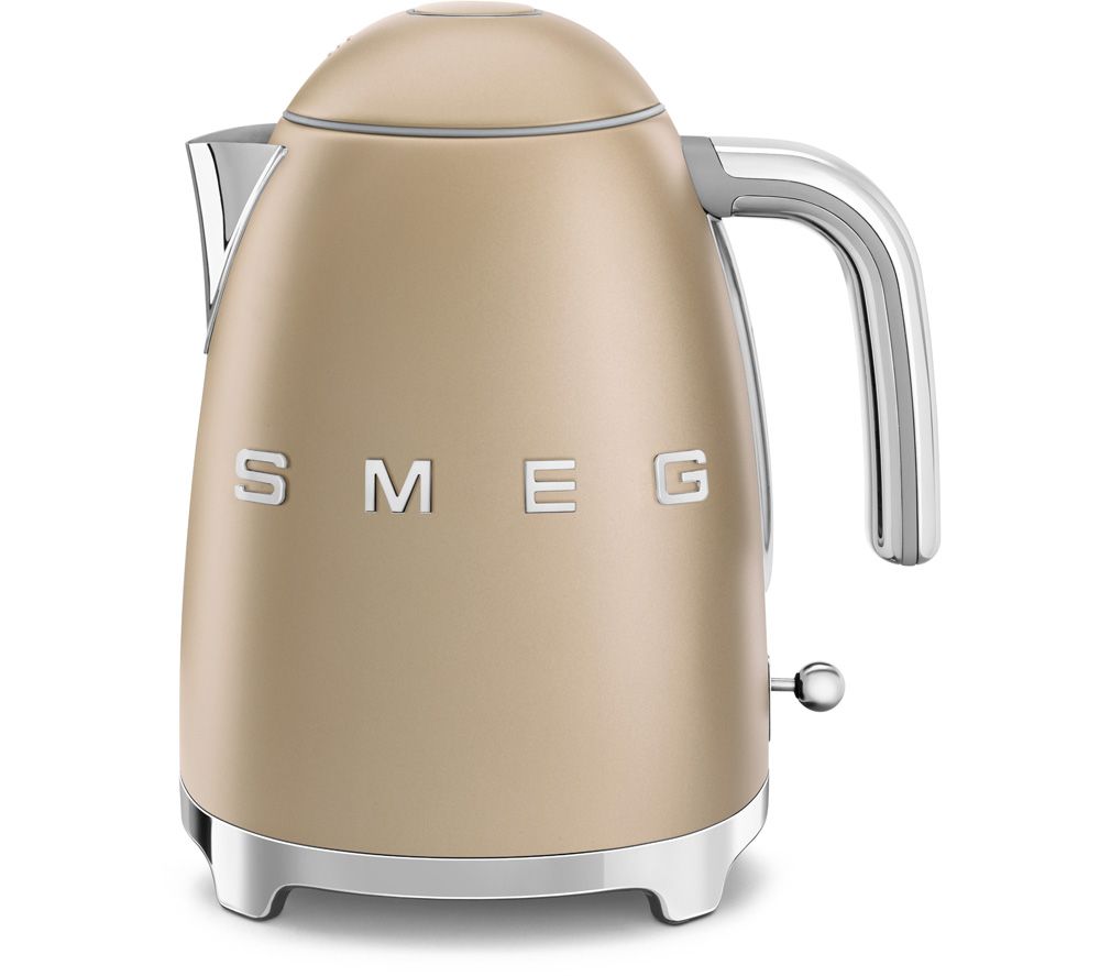 SMEG KLF03CHMUK Jug Kettle - Matt Champagne Fast Delivery | Currysie
