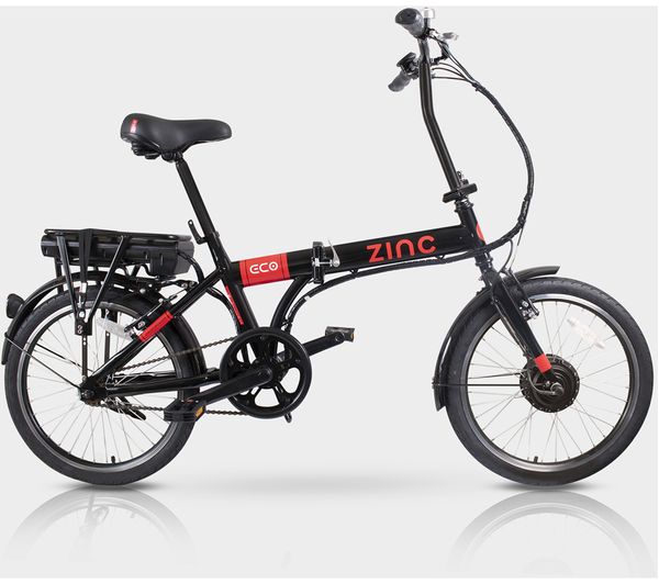 ZINC Eco 20" Folding Electric Bike - Red & Black - ZC07986 - Currys ...