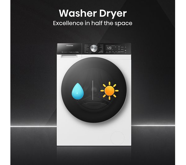 HISENSE 5S Series Auto Dosing WD5S1045BW WiFi-enabled 10.5 kg Washer ...