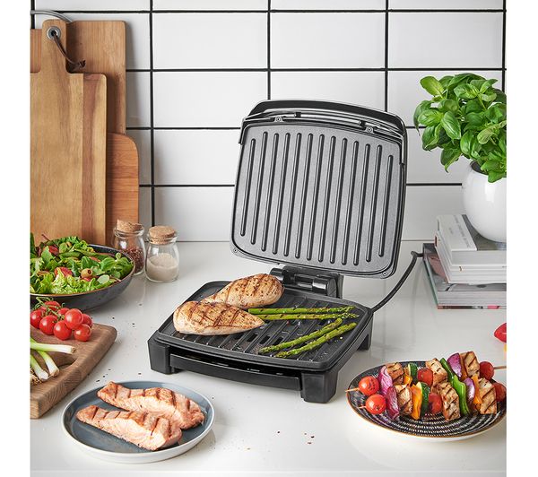 GEORGE FOREMAN Immersa 28310 Medium Health Grill - Black - 25033034002 ...