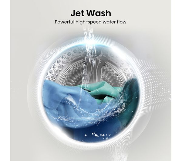 HISENSE 3S Series WF3S8043BB3 WiFi-enabled 8 kg 1400 Spin Washing ...