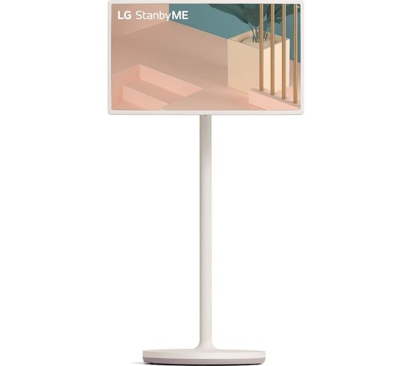 LG StanbyME 27ART10AKPL 27" Smart Full HD HDR LED Portable TV - Beige ...