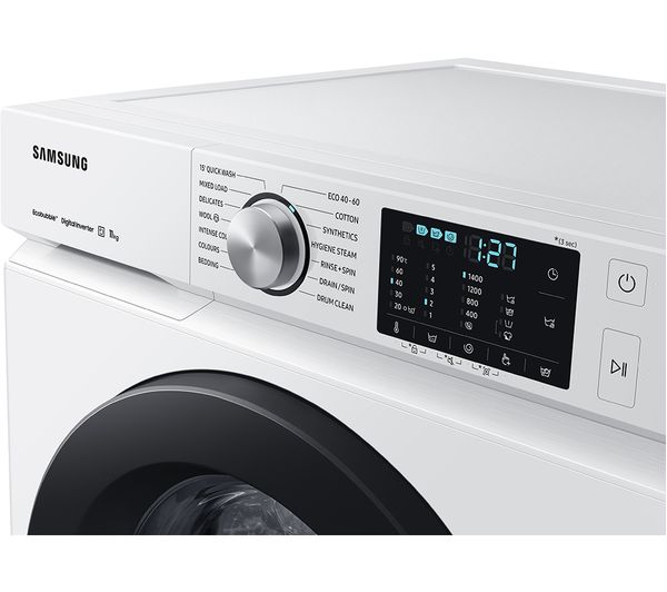 SAMSUNG Bespoke Series 5+ SpaceMax WW11BBA046AW/EU 11 kg 1400 Spin ...