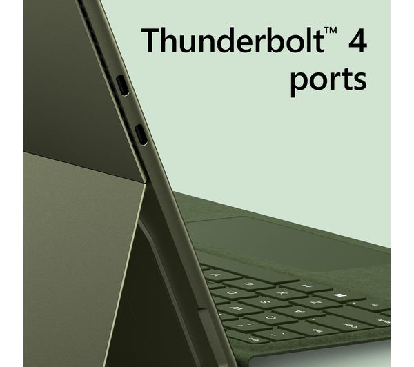 MICROSOFT 13" Surface Pro 9 - Intel® Core™ i5, 256 GB SSD, Forest - QI9 ...