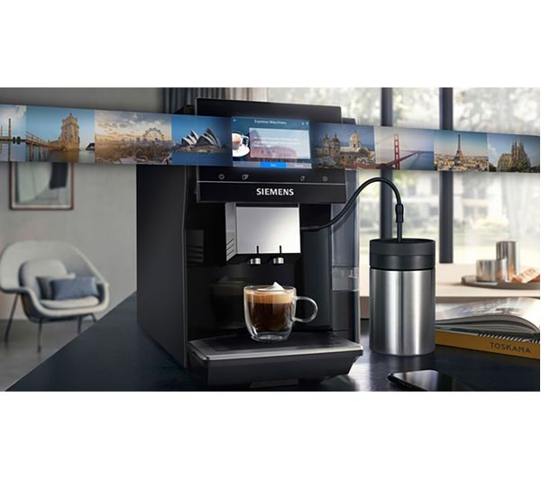 SIEMENS TP713GB9 EQ700 Smart Bean to Cup Coffee Machine - Black ...